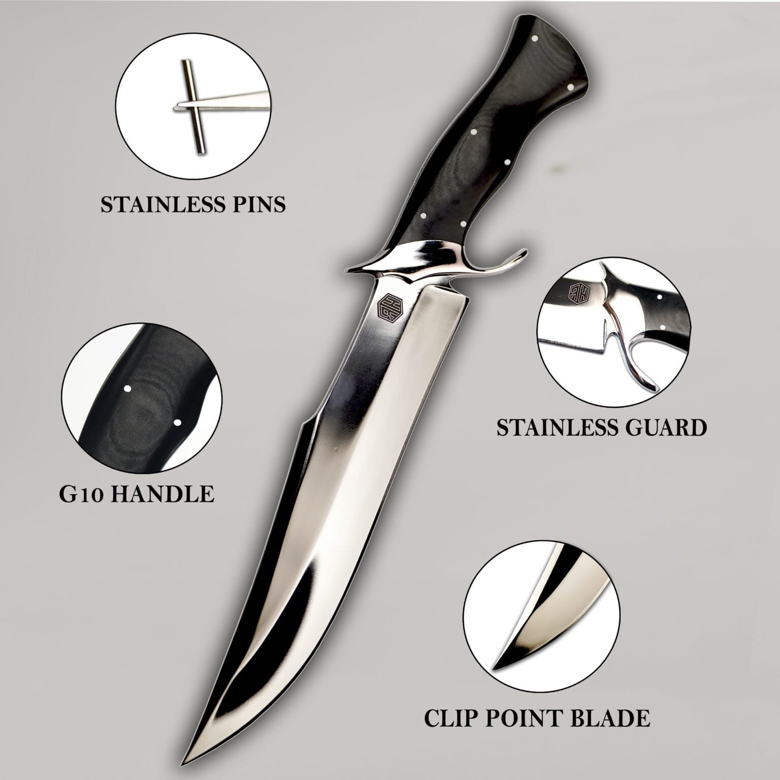 Sunshine Bowie Knife - Random Hands